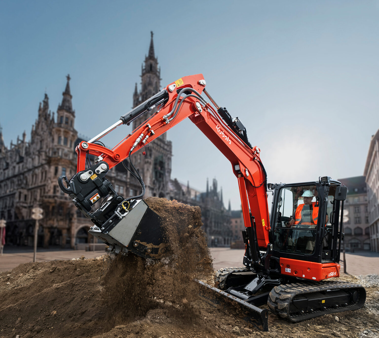 Mini-Pelles Kubota U56-5 - Kubota Europe SAS.