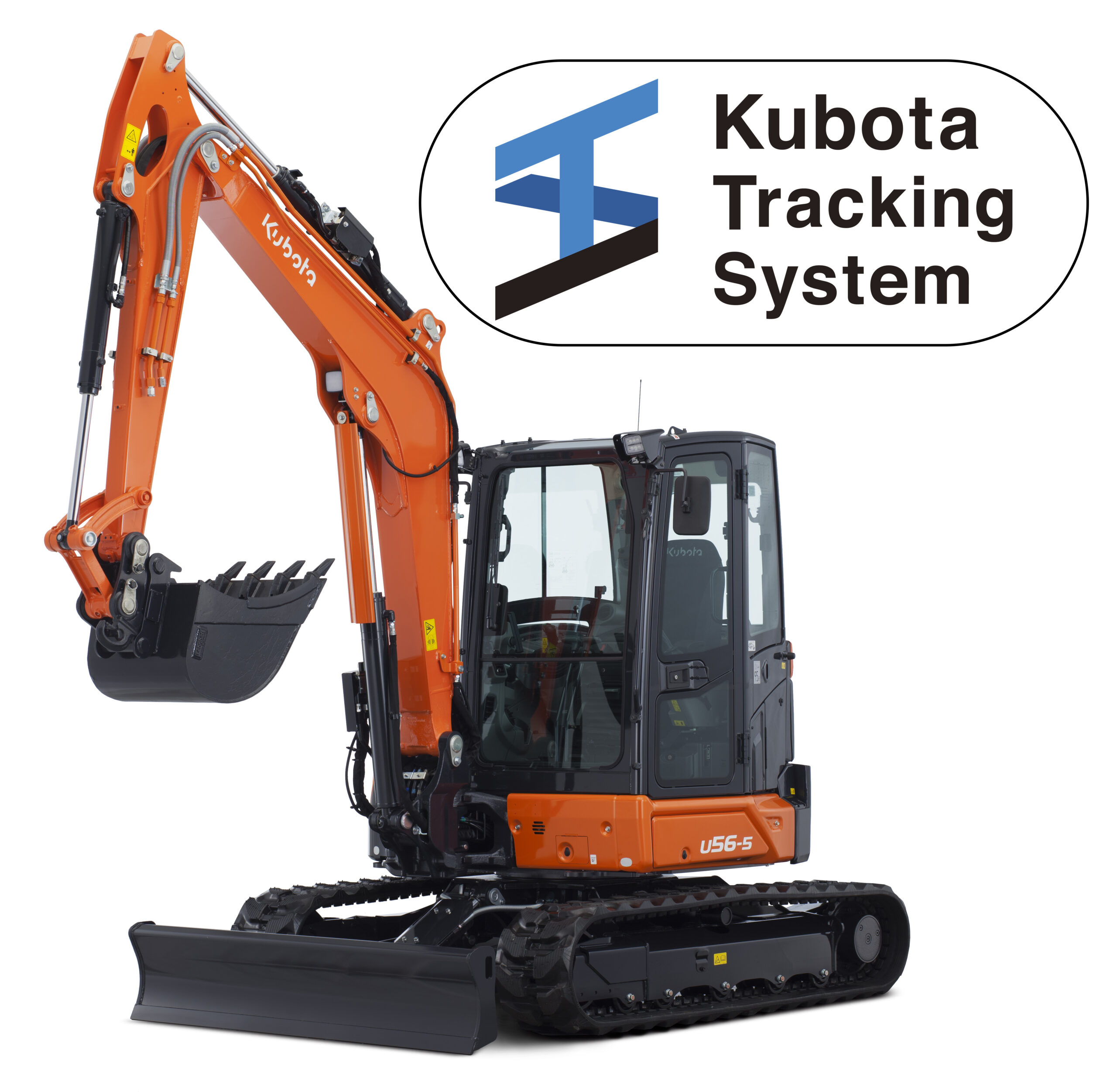 Minibagger Kubota U56-5 - Kubota Europe SAS.