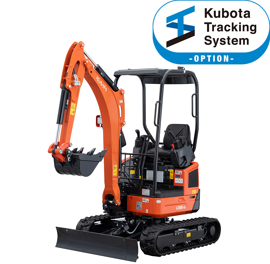 Mini-Pelles Kubota U18-5 - Kubota Europe SAS.